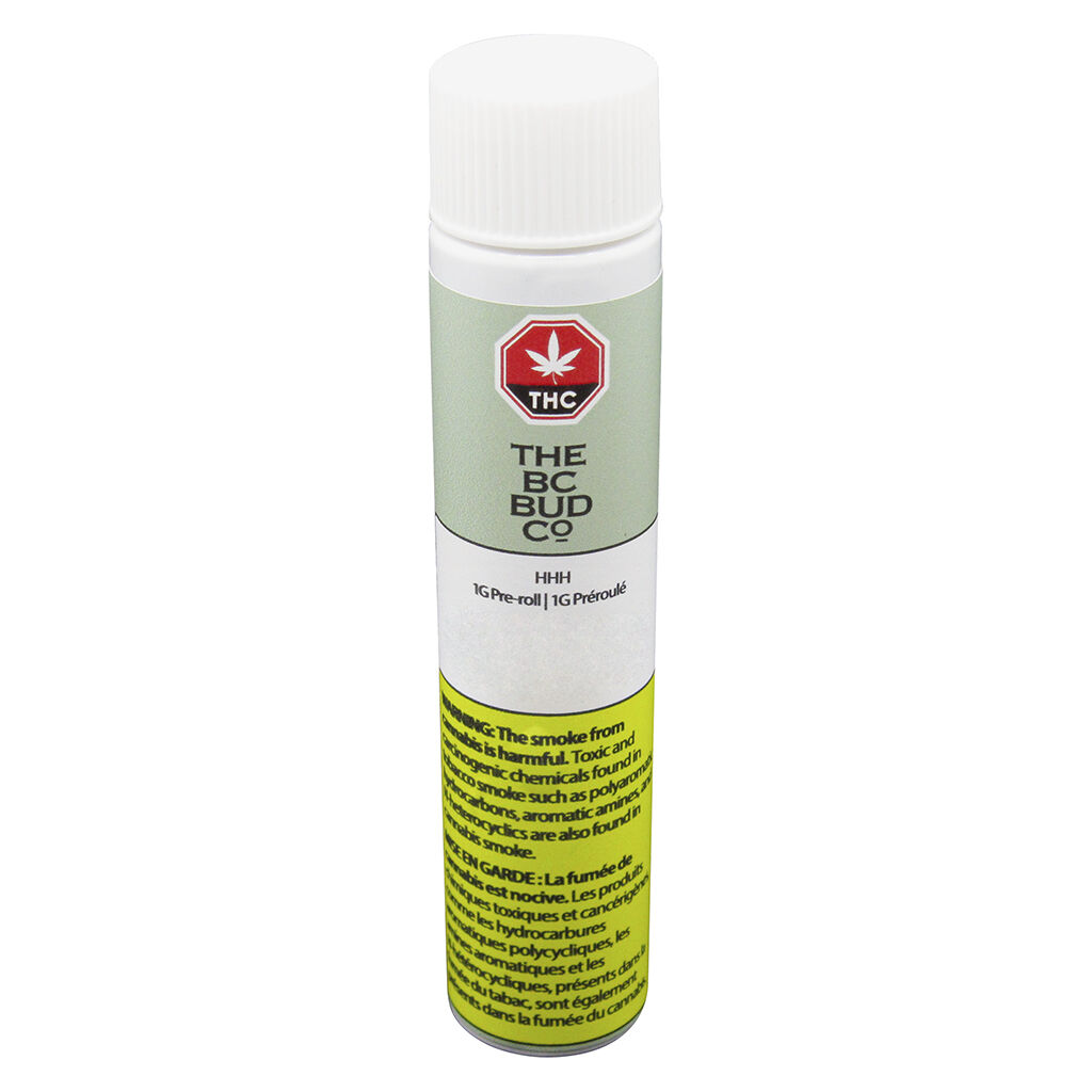 The BC Bud Co - HHH Pre-Roll - Indica - 1x1g | DAB Cannabis
